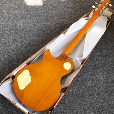 China 2019 Wholesale electric guitar 6 strings and back radion electric guitar solid body Free shipping for sale