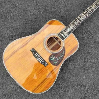 China Real Abalone Inlays Ebony Fingerboard 41
