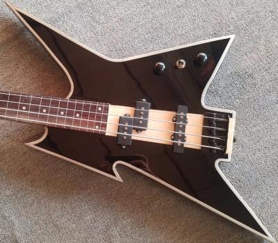 China 2019New high quality custom neck through mahogany lightning body bass 4 strings electric bass guitar free shipping for sale