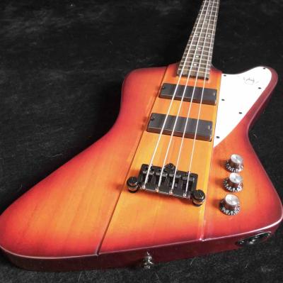 China Custom 4 Strings Electric Bass Guitar with White Overlay Mahogany Body Neck Rosewood Fingerboard Custom Logo is OK for sale