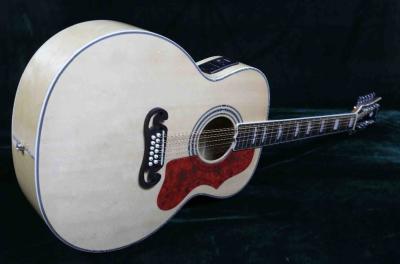 China Grand 12 Strings 43'' Jumbo Electric Acoustic Guitar Solid Spruce With Fishman 101 EQ for sale