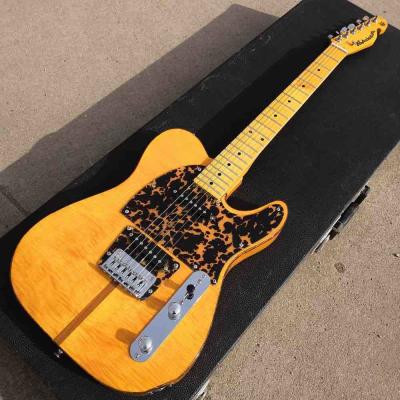 China Custom Prince HS Anderson Hohner Madcats Mad Cats Amber Yellow Flame Maple Top Electric Guitar for sale