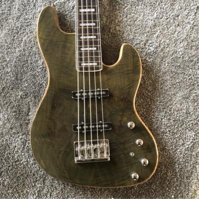 China Factory custom shop 5 string bass guitar TBK Basswood body Rosewood finger custom bass guitar for sale
