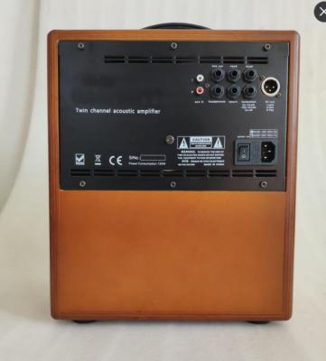 中国 8インチダブルツインチャネル AER スタイルのアコースティックギターアンプ 60W 販売のため