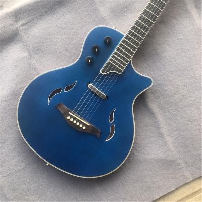 China Grand factory custom quality six string electric guitar, blue personally welcome your patronage for sale