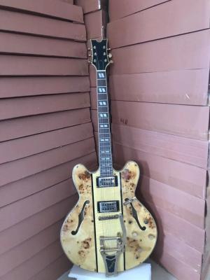 China New High quality Archtop guitar jazz electric guitar bigsbys tremolo hollow body guitar for sale