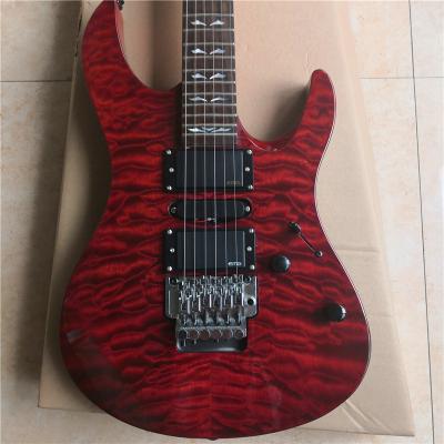 China High quality Customized 6 string electric guitar color is optional cedar body rosewood fingerboard basswood back side for sale