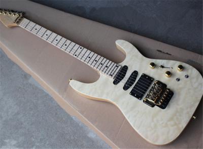 China Factory Custom 24 Tone position piece electric guitar, maple fingerboard, gold hardware, customizable for sale