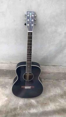 China Custom guitar factory new top quality all solid spruce top OM acoustic guitar for sale