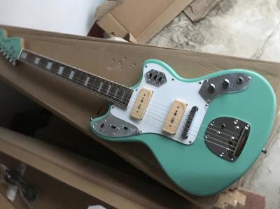 China Custom new Jaguar Guitar Light blue electric guitar 2 pickup for sale