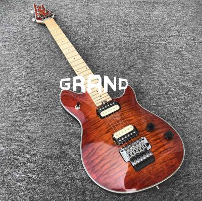 China Factory Custom Mahogany Body With Quilted Maple Top Red Paint Floyd Electric Guitar Free shipping for sale