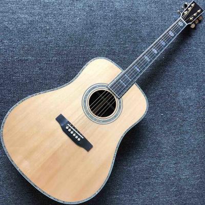 China Custom Solid Cedar Top Cocobolo Back Side Abalone Binding 45Dc Acoustic Electric Guitar for sale