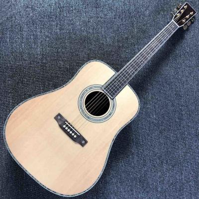 China Custom Dreadnought D Style Rosewood Backside and Fingerboard Acoustic Electric Guitar for sale