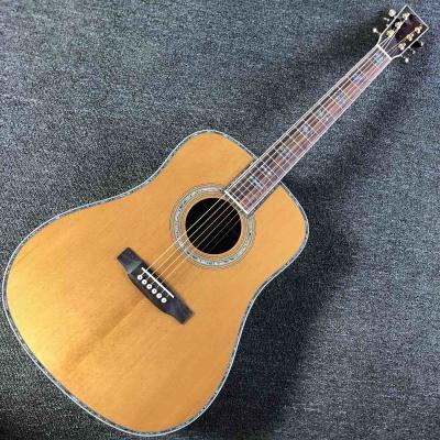China Solid Cedar Top D45lc Dreadnought Classic Acoustic Guitar with Pickup 301 for sale