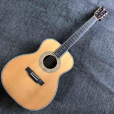China Custom Solid Cedar Top OM Style Acoustic Guitar 42c with 22 Fret Rosewood Back for sale