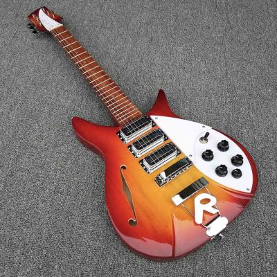 China Custom F Hole Ricken 325 Electric Guitar in Cherry Red Body Kinds Color for sale