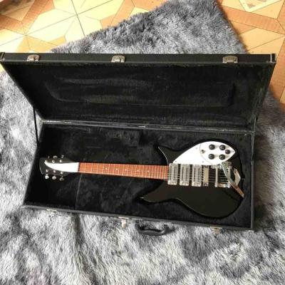 China Custom 325 Electric Guitar with 3 Pickups in Black with Rectangle Hardcase Any Shape Guitar Body Can Be Customized for sale