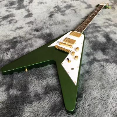 China Custom Grand Flying V Electric Guitar China OEM Custom Body flying v guitar& Kits for sale