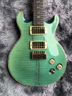 China Custom PR Custom Electric Guitar Tiger Flamed Maple Top Shells Wrap The Edges à venda