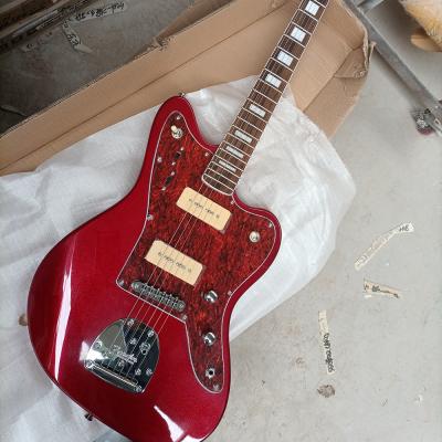 China Custom 6 Strings Electric Guitar in Metallic Red for sale