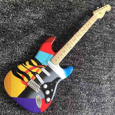 China Custom Painted Strat Electric Guitar Accept OEM for sale