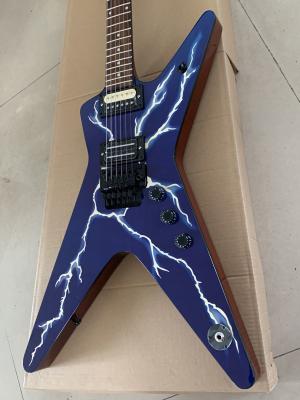 China Custom Vintage Electric Guitar in Blue Color for sale