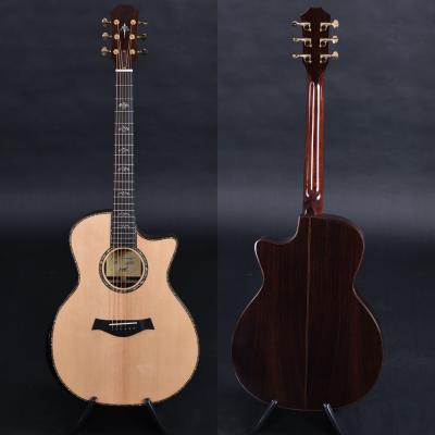 China Custom Grand 914c acoustic guitar solid spruce top 914ce acoustic electric guitar B Band A11 eq free shipping acoustic for sale