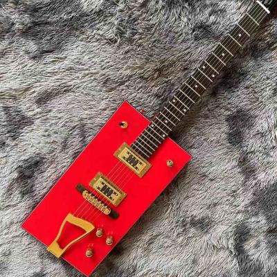 China Custom Grand G6138 Bo Diddley Electric Guitar Ebony Fingerboard Firebird Red Color for sale