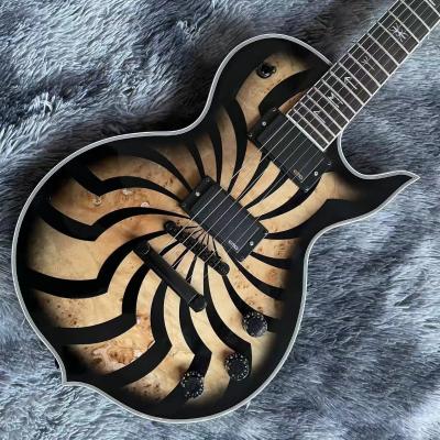 China Custom Wylde Odin Audio Grail Charcoal Burst Buzzsaw Electric Guitar Accept OEM for sale