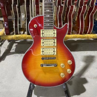 China Custom Ace Frehley Cherryburst Color LP Electric Guitar with Hummbucker Pickups for sale