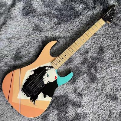 China Custom Grand B.C N.j Series Handpainted Electric Guitar Accept Guitar Bass OEM IN STOCK Immediately shipment for sale