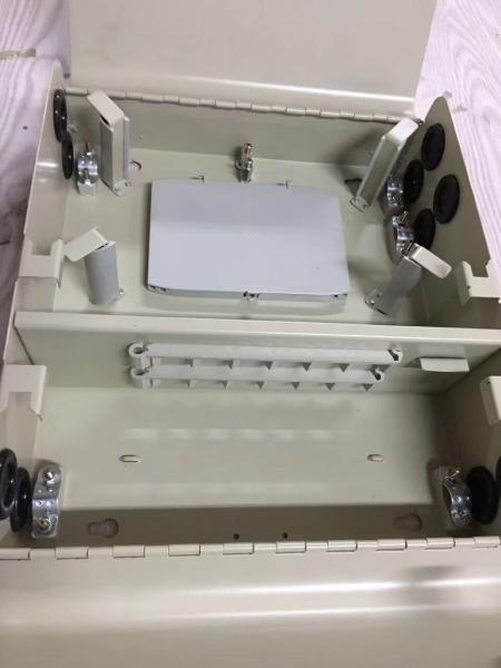 Quality Outdoor Iron 2 Door Telecom Cabinet with PLC Splitter and Pigtail Jumper-free for sale