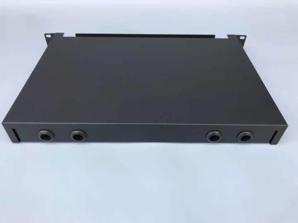 Quality Cold Rolled Plate 1U 24 Port SC SX FTTH Fiber Optic Patch Panel for 19 Inch Rock for sale
