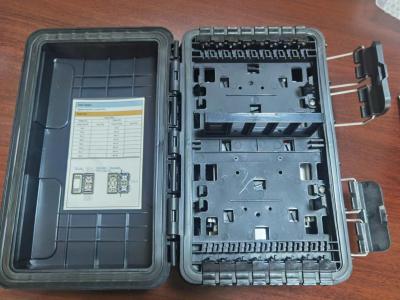 China 6 Port Horizontal Fiber Optic Enclosure for Aerial/Direct Burial/Duct Mounting System for sale