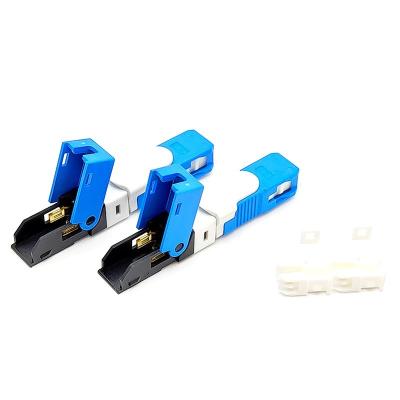 China 3 Mechanical SC APC SC UPC Fiber Optic Fast Connector FTTH Quick Connector Assembly for sale