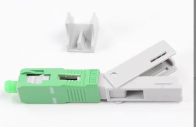 China FTTH SC APC Fast Connector Assembly for Low Signal Loss Fiber Optic Field Installation for sale
