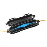 China Waterproof FTTH Fiber Optic Drop Cable Terminal Box with Simplex SC Connector Type for sale