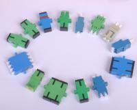 China Single Mode Multi Mode Fiber Optic SC Simplex Flange Adapter Coupler for Network None for sale