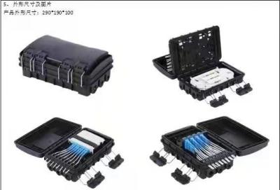 Cina FTTX Polo montato 16 Core Fibra ottica Splice Chiusura/ Distribuzione Napbox Nero in vendita