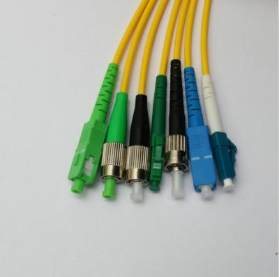 China SC-SC Patch Cord 3m Length ≤0.3dB Insertion Loss Suitable for -40-70°C Environments for sale