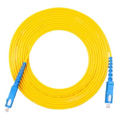 Cina 12 anni Cordone di patch in fibra ottica per telecomunicazioni SC PC Upc Apc Patchcord in cavo ottico in vendita