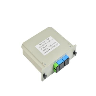 China Temperature Stability Low PDL Fiber Cassette Module 1*4 with SC FC LC ST Connector Type for sale