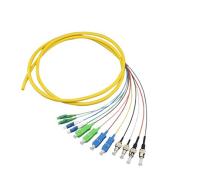 China 12 Core Single Mode Network Fiber Pigtail for Wired LAN Return Loss ≥50dB for sale