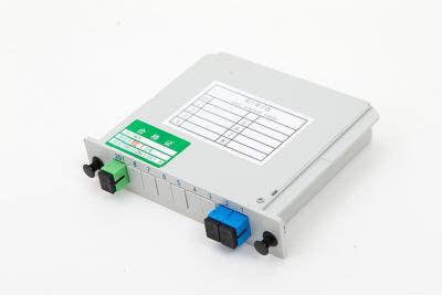 China Customized G657 Fiber Type 2x1 Card Splitter 1*2 for 4G Network Fiber Optic Cabinet for sale