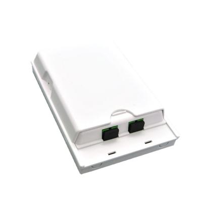 China 2 Port Splitter Fiber Optic Terminal Box voor normale kabelinvoer Gemakkelijk te installeren Te koop