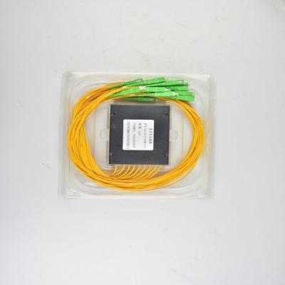China Network PLC Splitter SC/APC ABS Box Singlemode Fiber Optical Splitter SC/UPC PCL Splitter for sale
