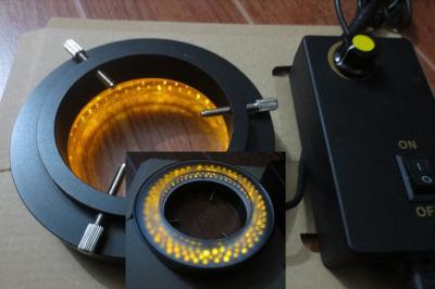 China microscope ring light   72mm  diameter  warm white color temperature led light for sale