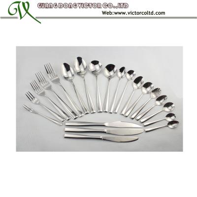China Discount Quality stainless steel Hotel Fancy Flatware dinnerware cutlery set Oneida flatware set many designs for sale