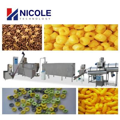 China Stainless Steel Corn Puff Production Line Extruder Making Machine Customized for sale