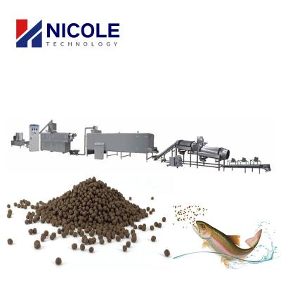 Cina Linea di produzione di galleggiamento dell'alimentazione del pesce del CE automatico pieno della macchina dell'espulsore su misura in vendita